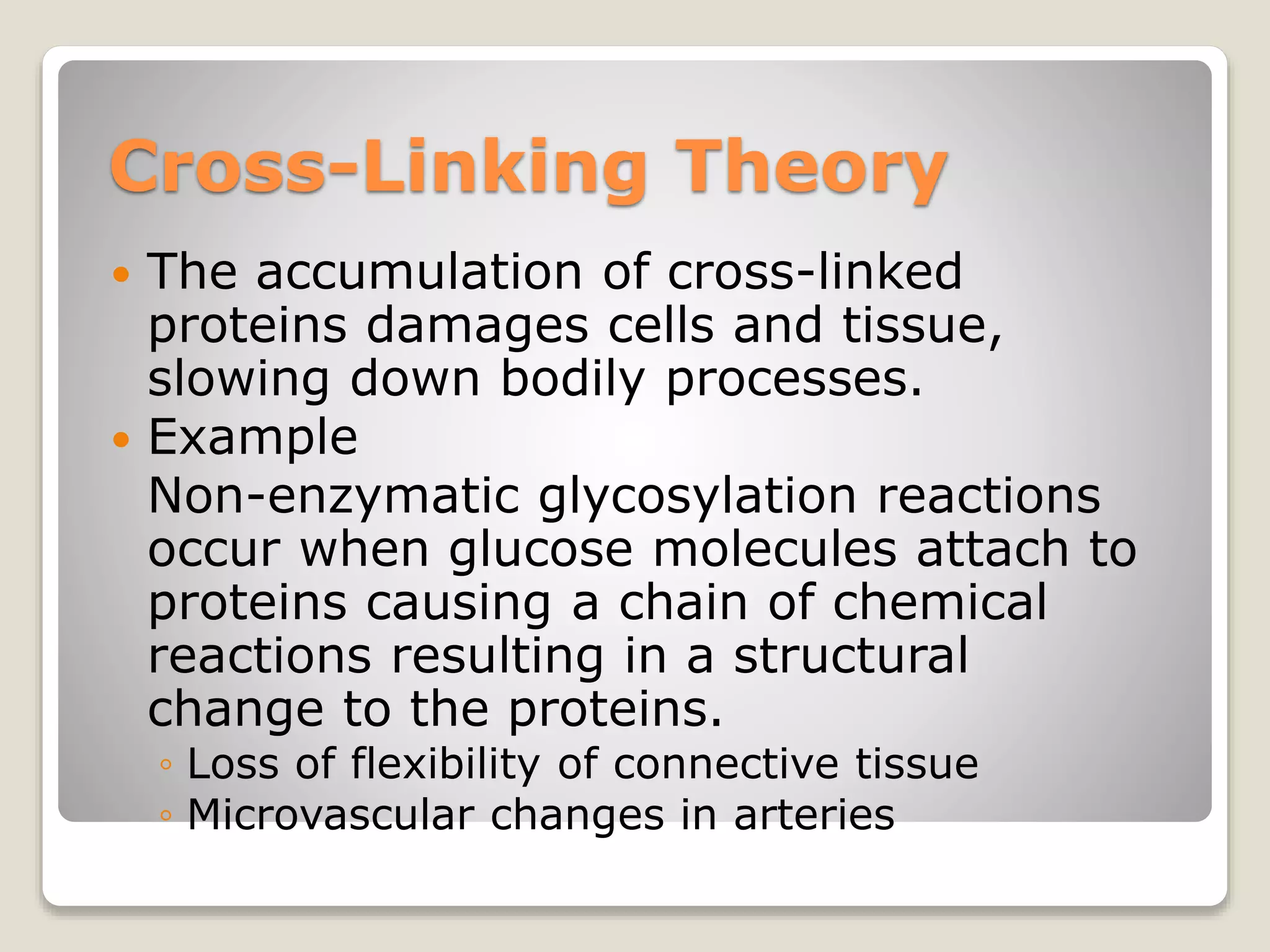 Theories of aging | PPTX