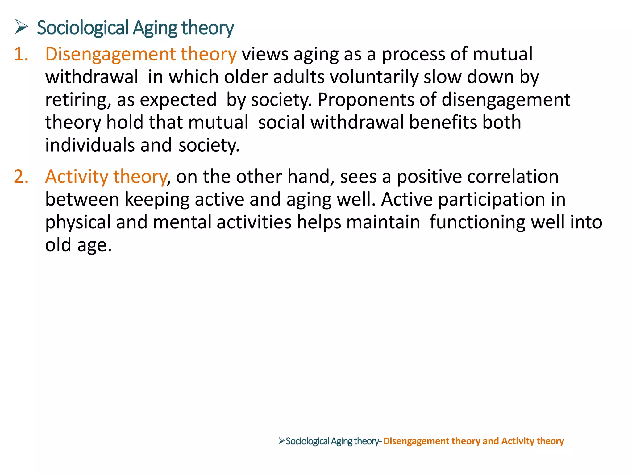 Theories of aging | PPTX