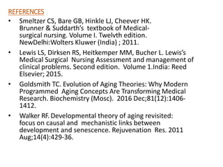 Theories of aging | PPTX
