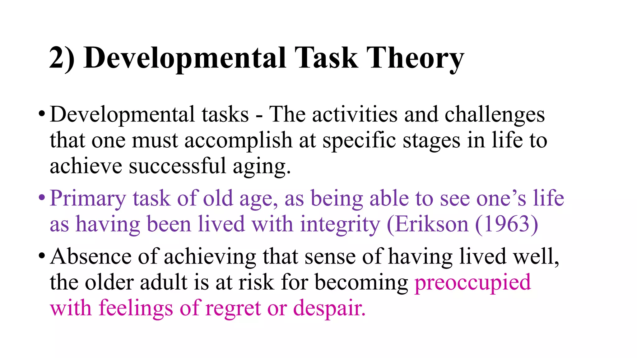 Theories of aging | PPTX