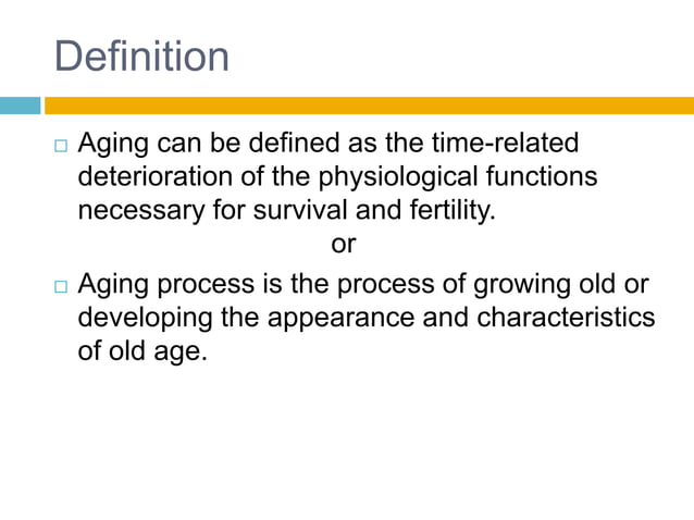 Theories of aging | PPTX | Eldercare | Family and Relationships