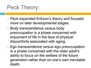 Theories of aging | PPTX