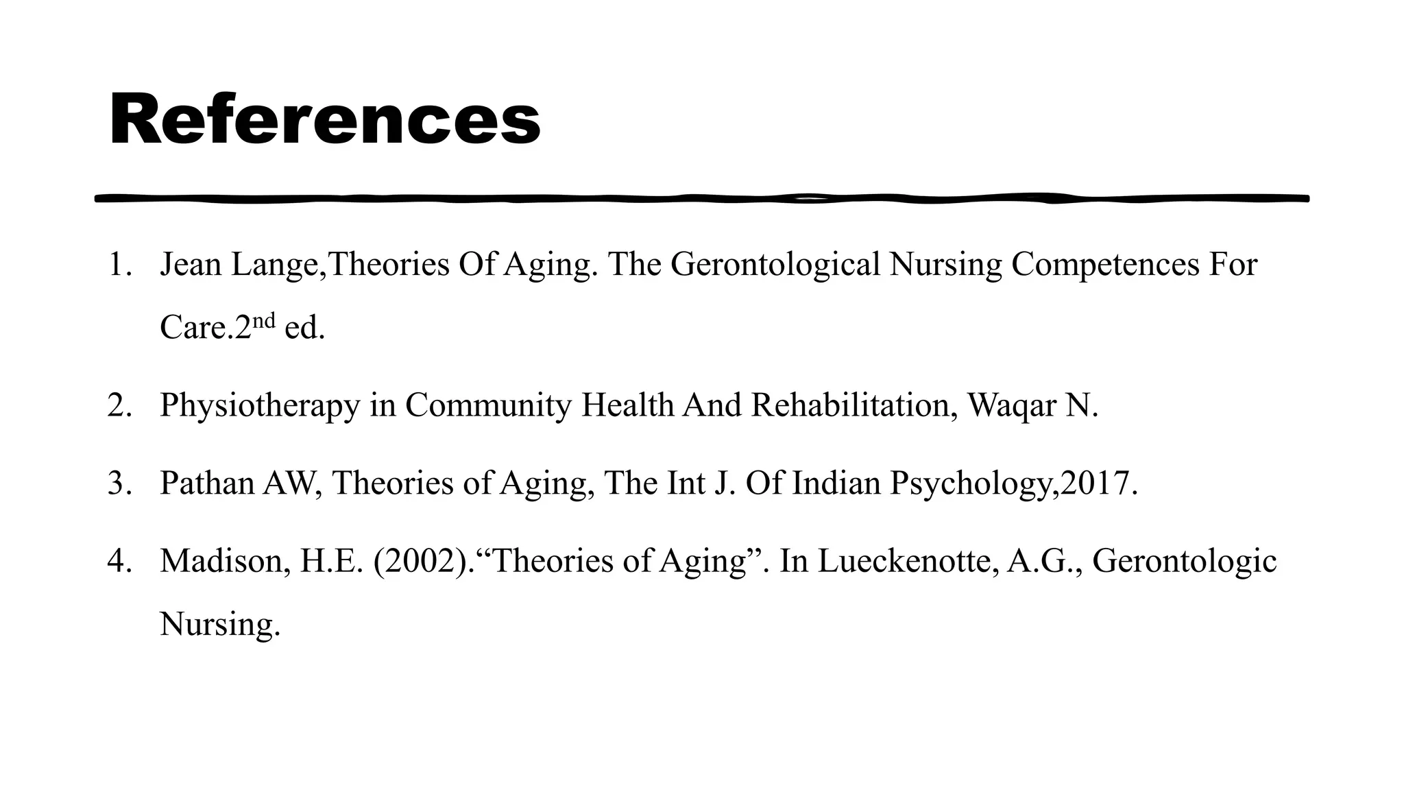 Theories of aging | PPTX