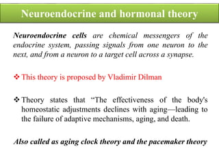 theories of aging, programmed and error theories | PPT