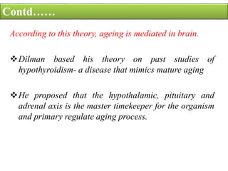 theories of aging, programmed and error theories | PPT