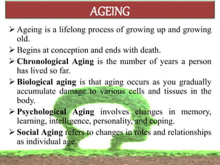 theories of aging, programmed and error theories | PPT