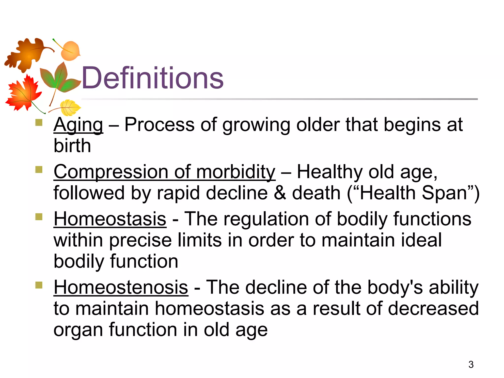 Theories of aging_spring 2014 abridged | PPT