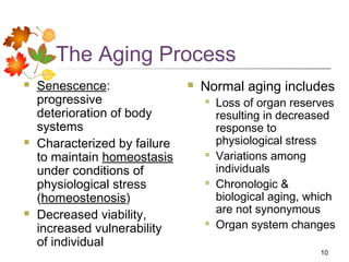Theories of aging_spring 2014 abridged | PPT