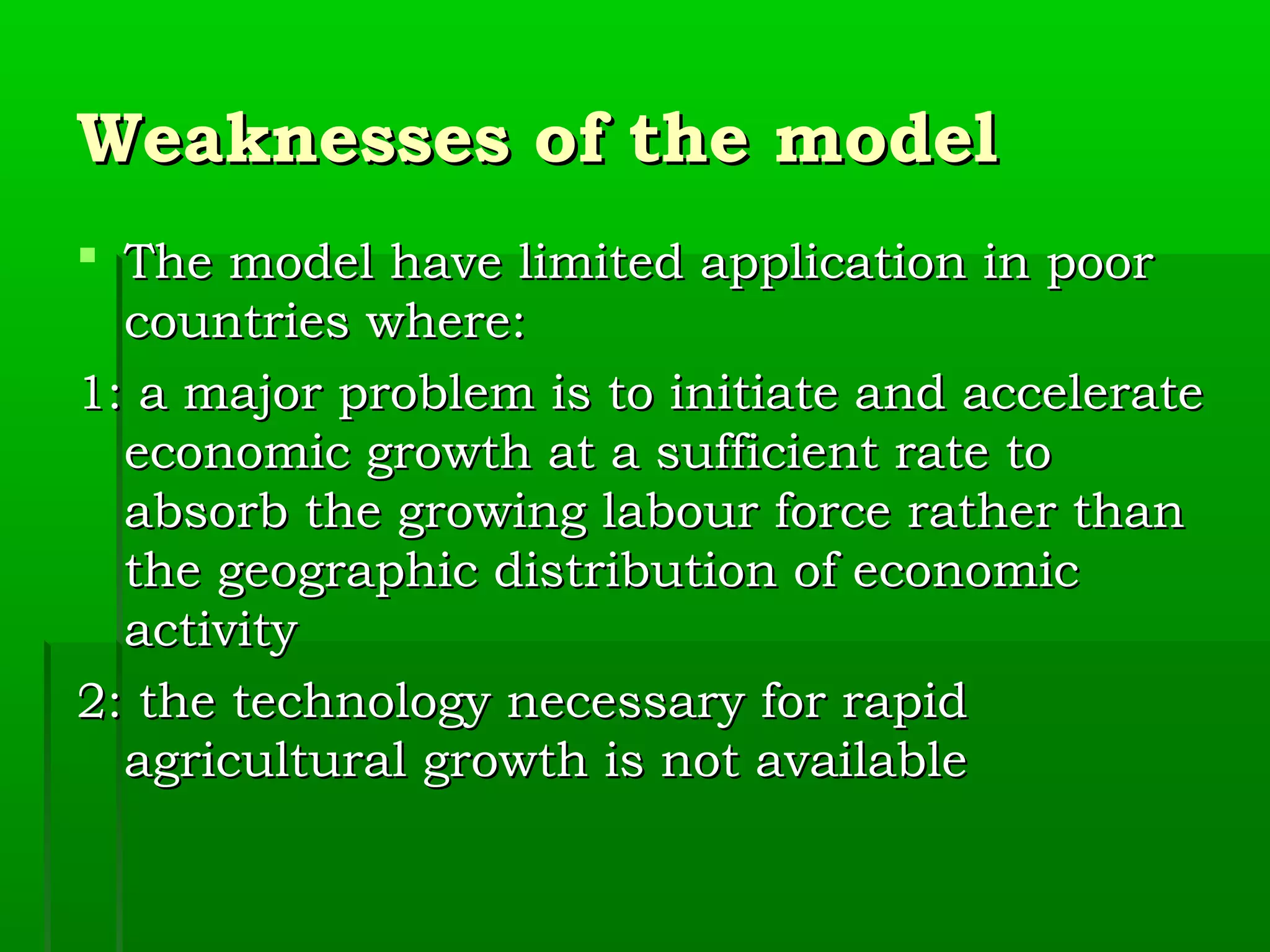 Theories of agricultural development | PPT