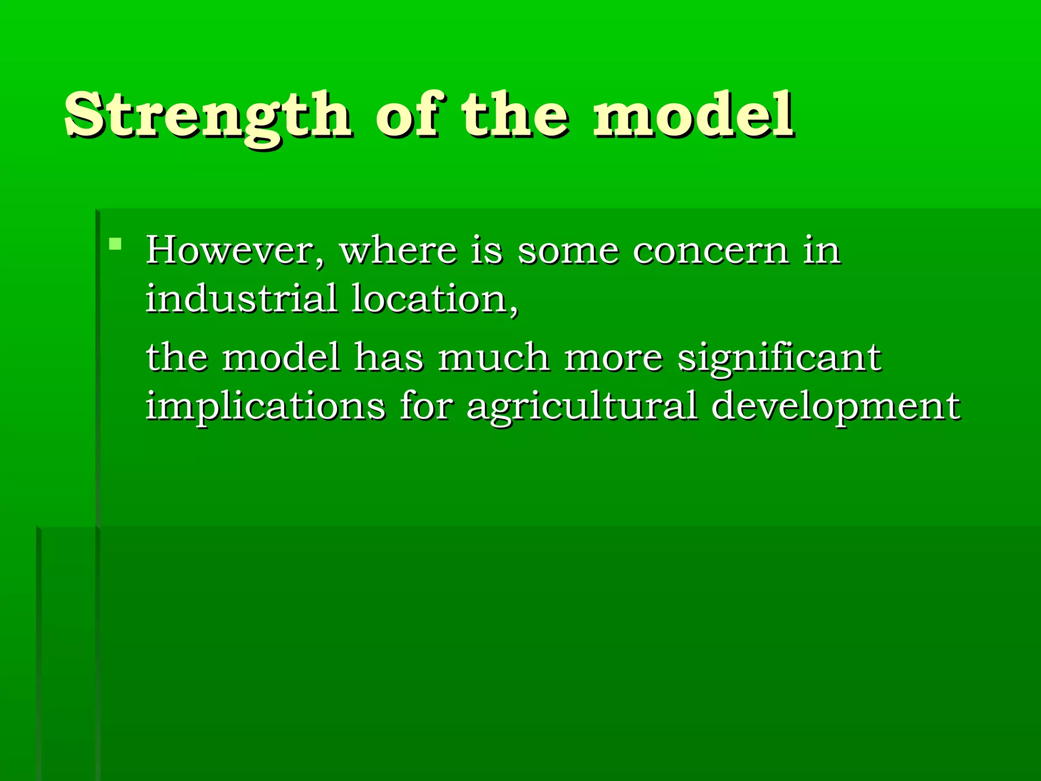 Theories of agricultural development | PPT