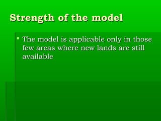 Theories of agricultural development | PPT