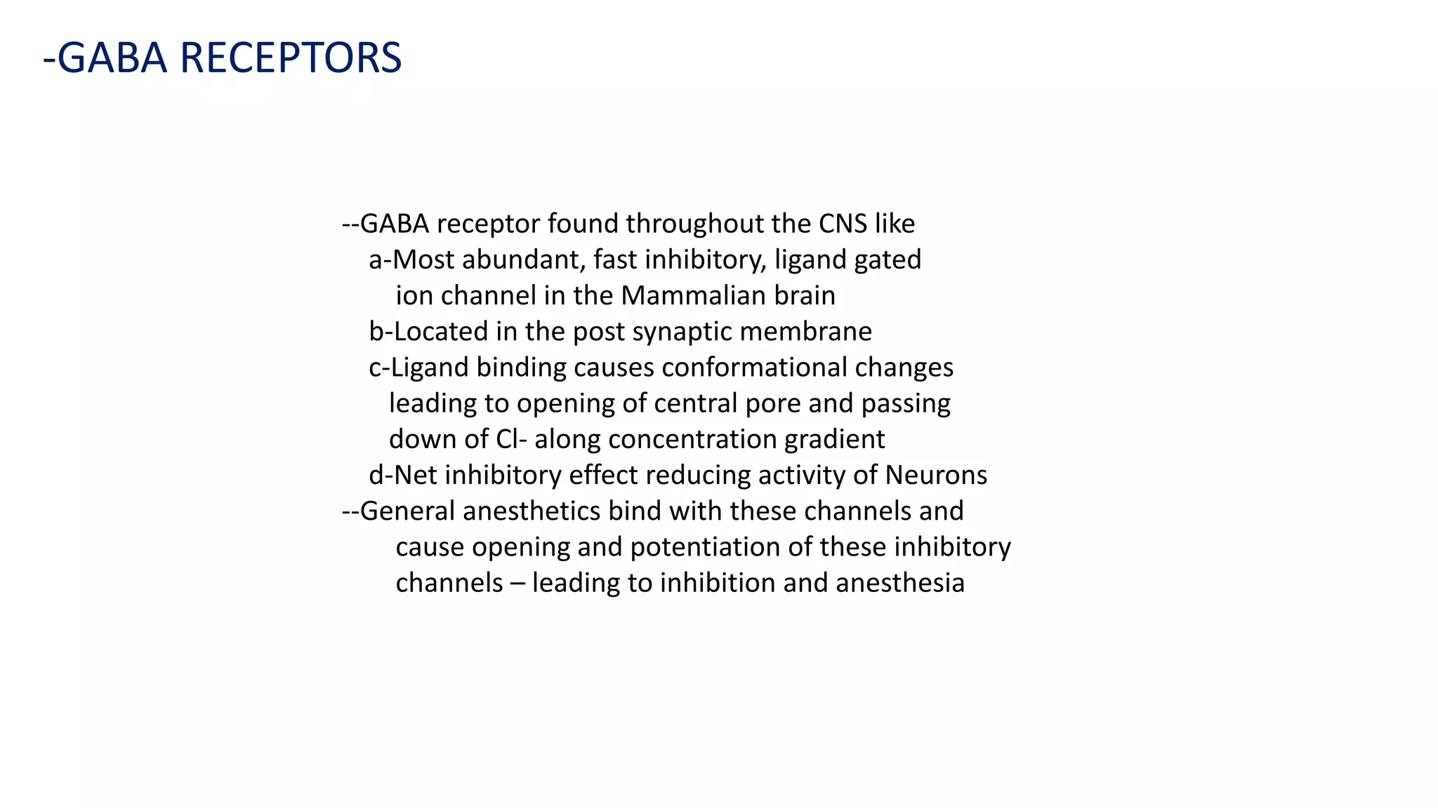 Theories of anesthesia | PPTX