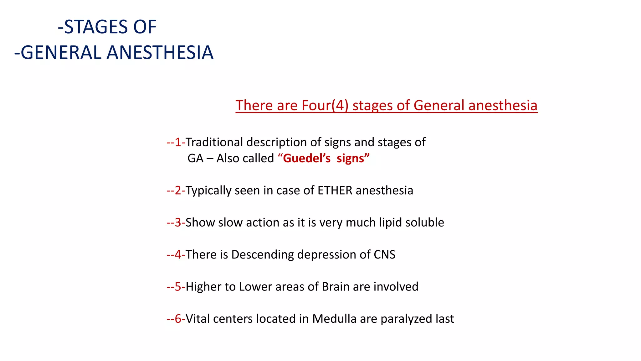 Theories of anesthesia | PPTX