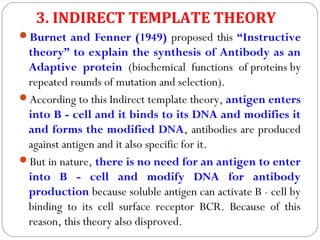 Theories of Antibody production | PPT