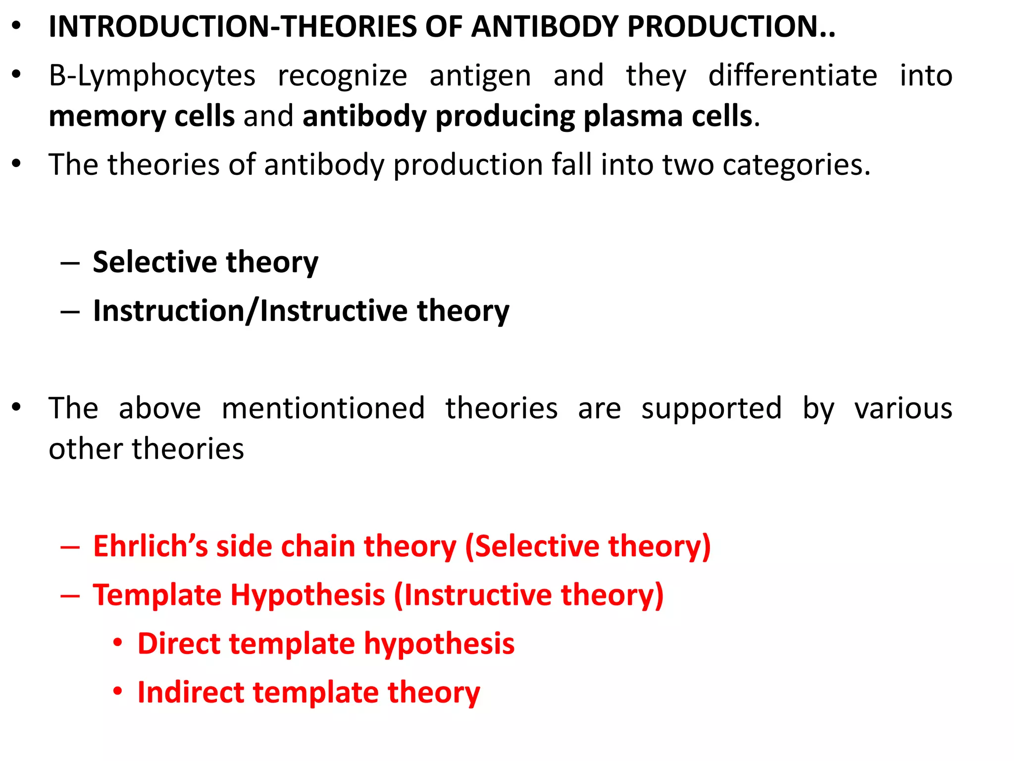 theories of antibody production.pptx