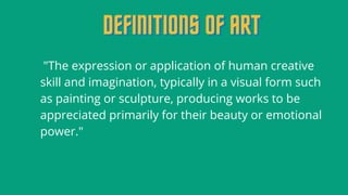 Theories of Art by Prof. Crisencio M. Paner | PDF