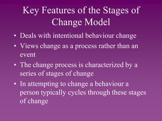 Theories of behaviour change | PPTX