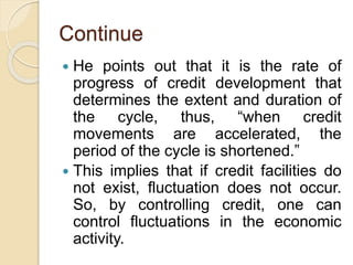 Theories of Business Cycles | PPTX