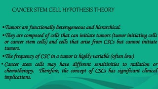 Theories of cancer causation | PPTX
