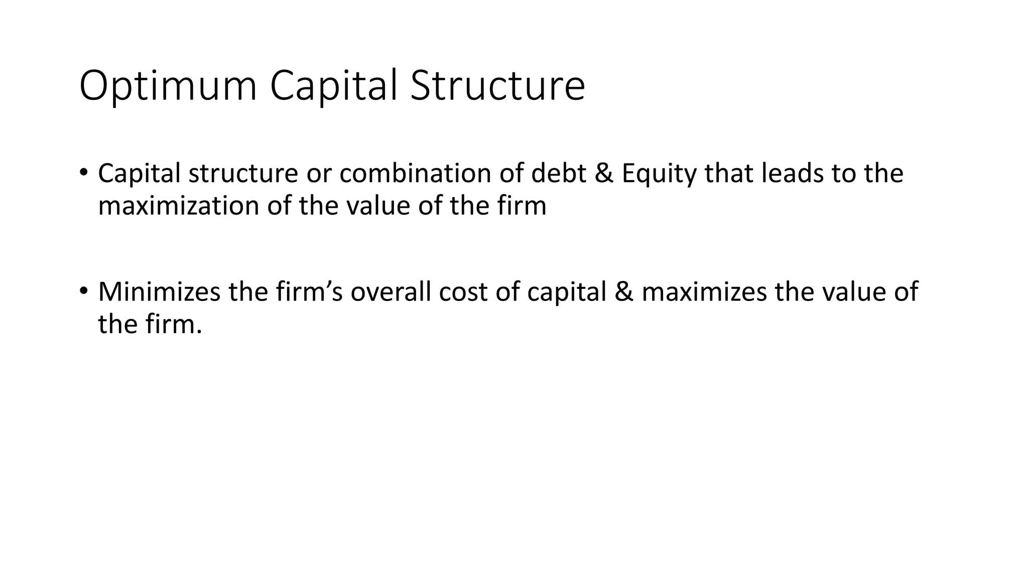 Theories of Capital Structure & Firm Valuation 1.pptx