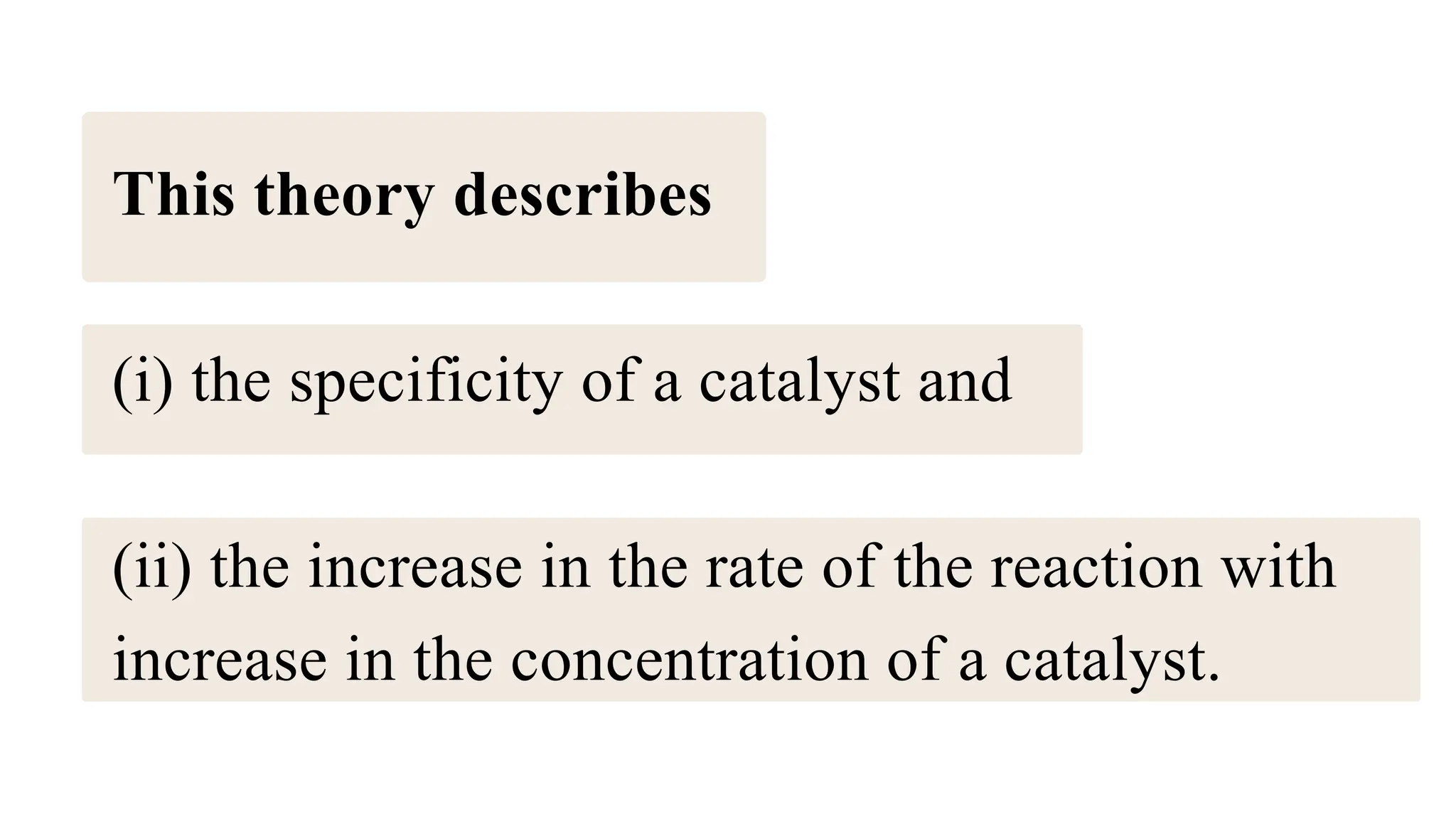 Theories of Catalysis. Theory of intermediate compound foramtion and ...