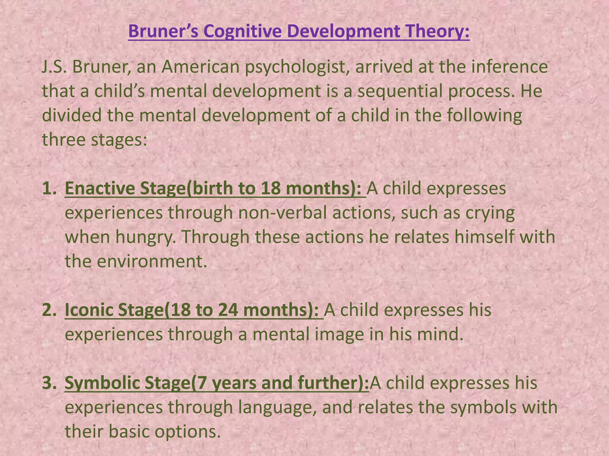 Theories of child development | PPTX