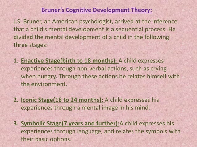 Theories of child development