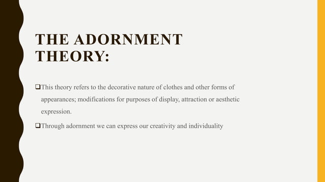 Theories of clothing | PPTX