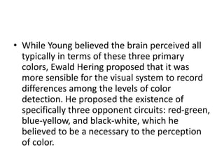 Theories of color vision | PPTX