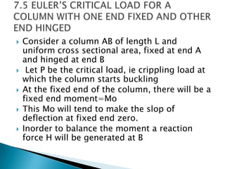 Theories of columns | PPTX