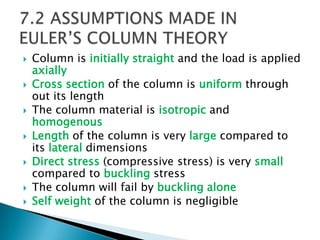 Theories of columns | PPTX