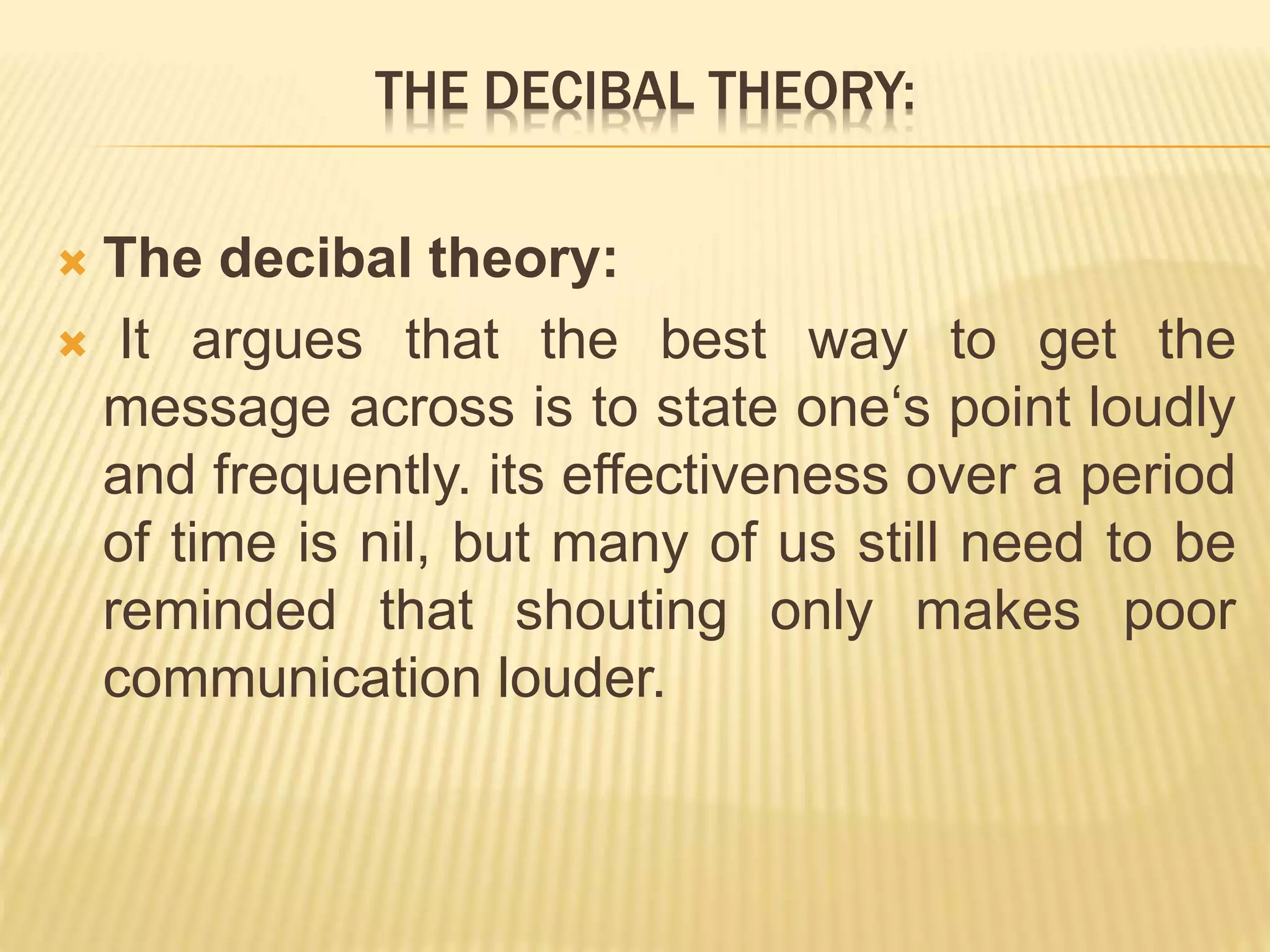 Theories of Communication | PPTX