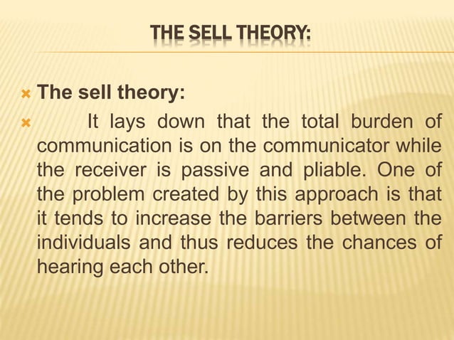 Theories of Communication | PPT