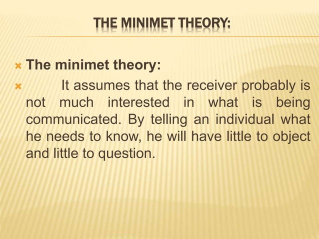 Theories of Communication | PPT