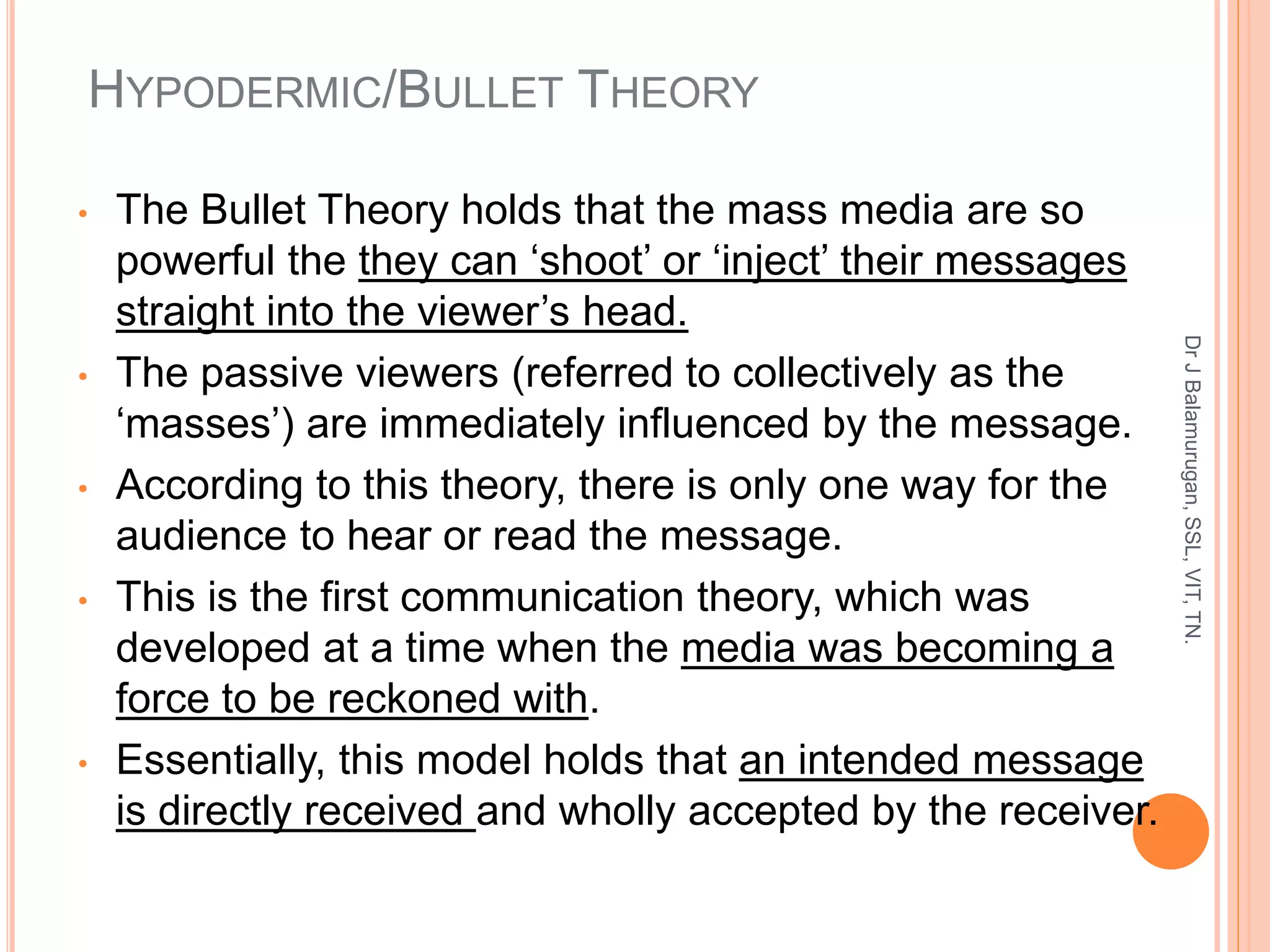 Theories of communication | PPTX