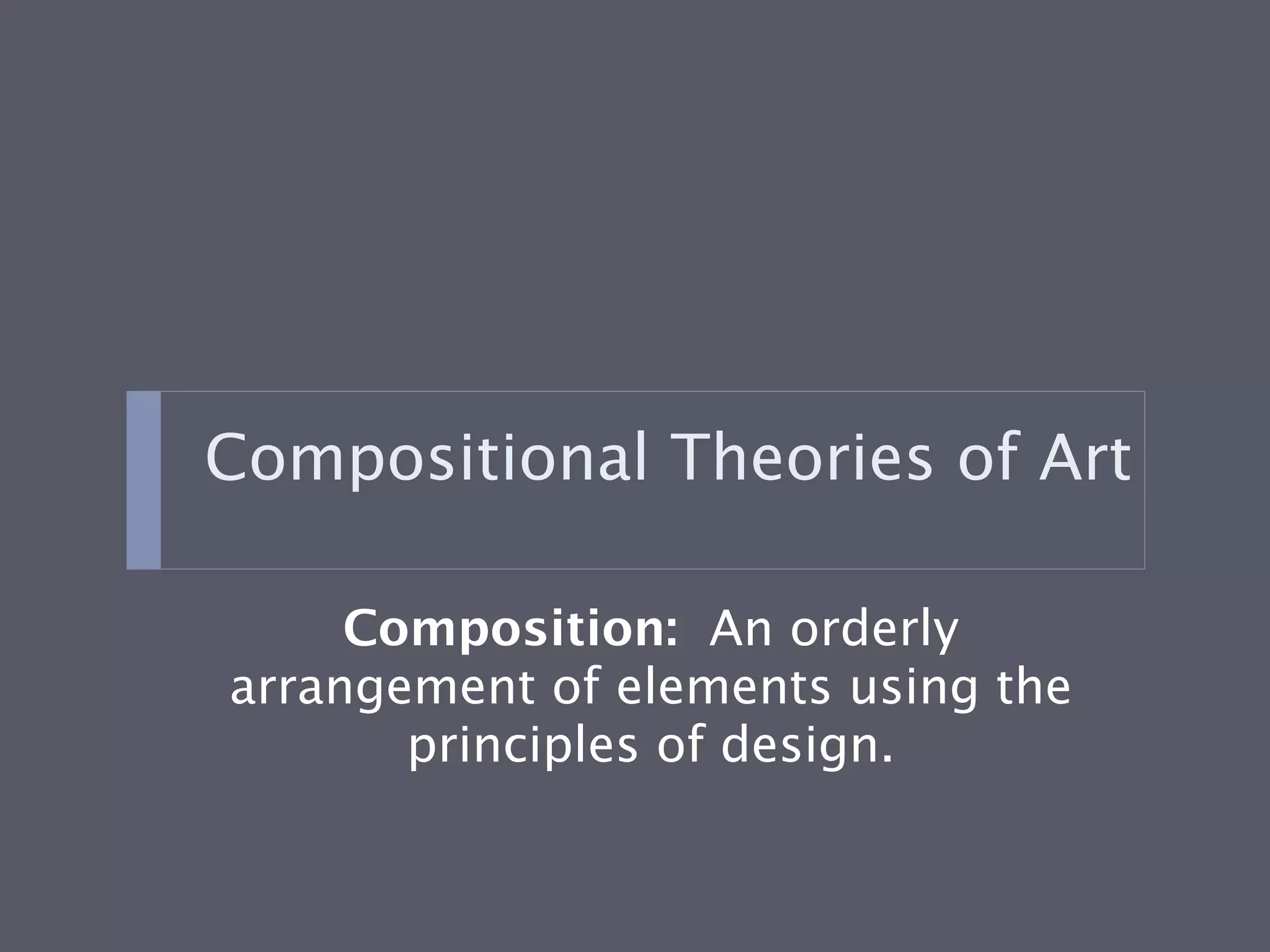 Theories of Composition | KEY