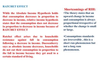 Theories of Consumption.pptx | Government Support and Welfare ...