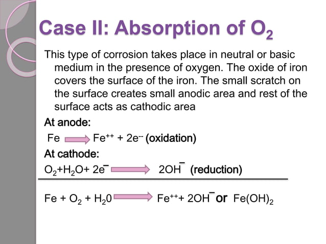 Theories of corrosion | PPTX | Chemistry | Science