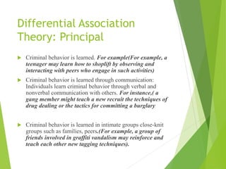 Sociological Theories of Crime | PPTX