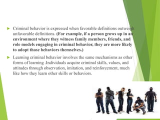 Sociological Theories of Crime | PPTX