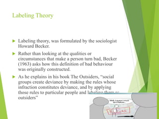 Sociological Theories of Crime | PPTX
