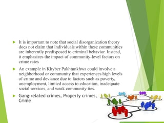 Sociological Theories of Crime | PPTX