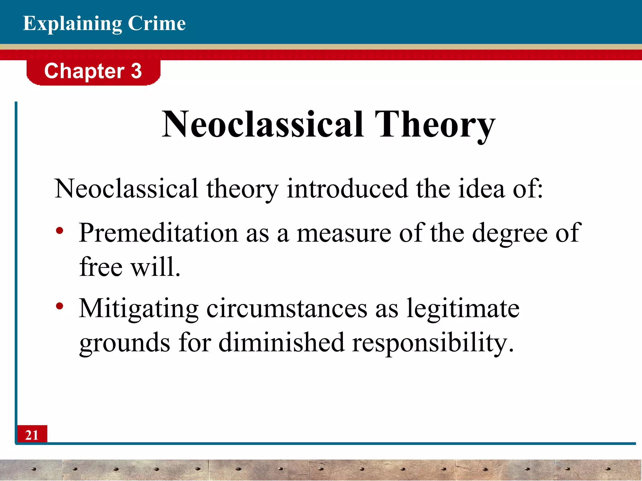 Theories of crime (criminology) | PPT
