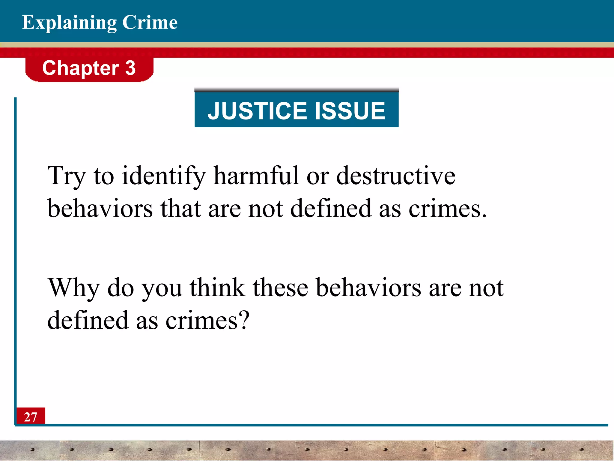 Theories of crime (criminology) | PPT