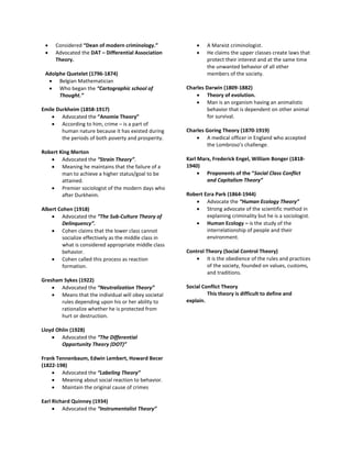 Theories of crimes | DOCX