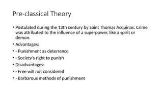 Theories of Criminology- pre classical.pptx
