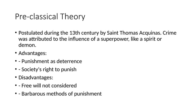 Theories of Criminology- pre classical.pptx