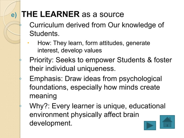 Theories of curriculum design | PPTX