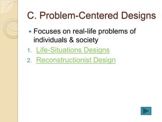 Theories of curriculum design | PPTX