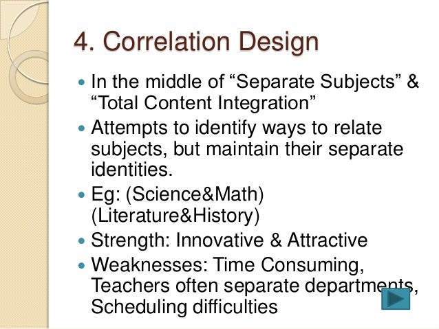 Theories of curriculum design